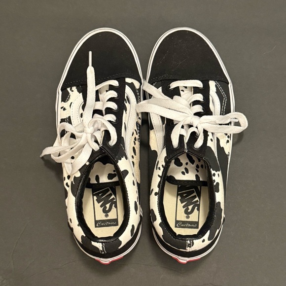 Vans | Shoes | Custom Cow Print Vans Oldskool Shoes | Poshmark